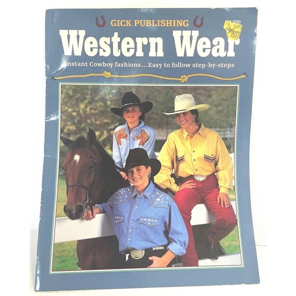 Vintage | Accents | Gick Publishing Western Wear Instant Cowboy Fashion ...